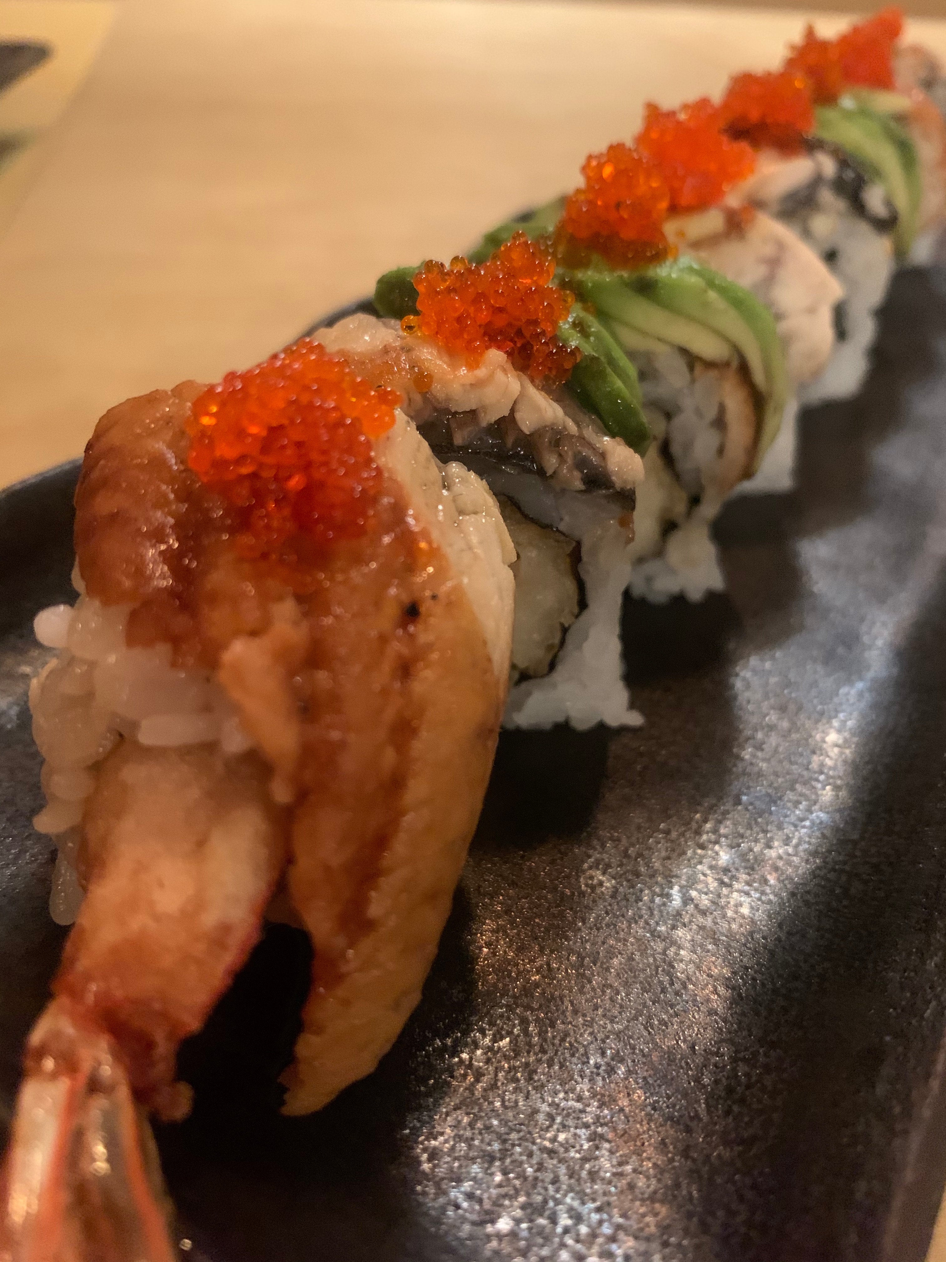 orange dragon roll